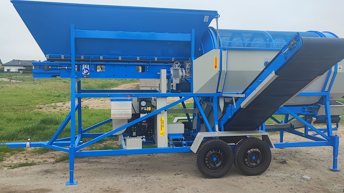 Przesiewacze z napędem spalinowym • SORT-MECH