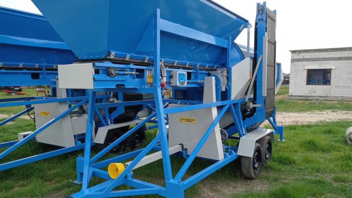 Przesiewacze z napędem WOM • SORT-MECH